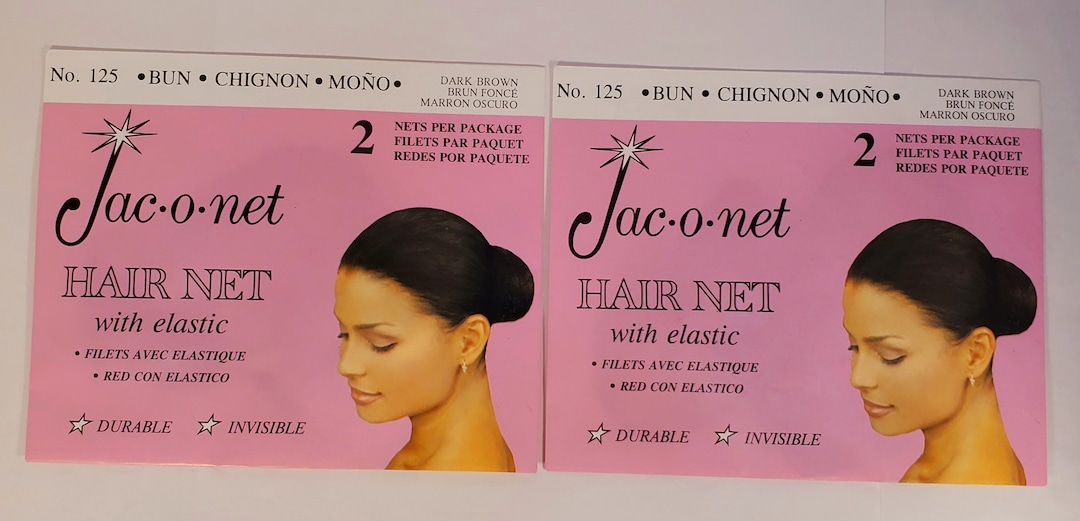 Buy 1 Get 1 Free Jac-o-net Bun Chignon Invisible FRENCH Type TINY Mesh ...