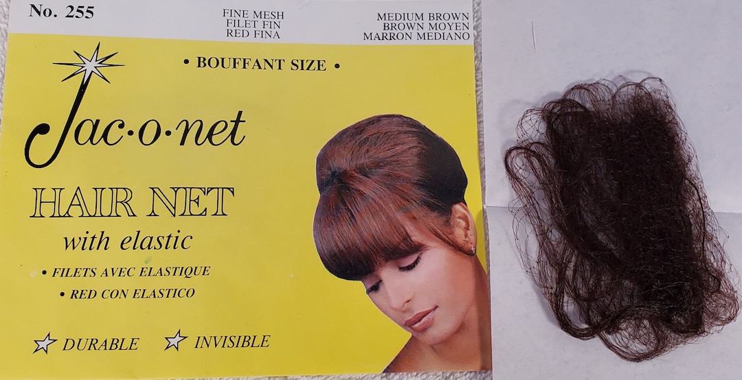 Buy 1 Get 1 Free Jac-o-net # 255 Bouffant Size Invisible Retro Thin ...