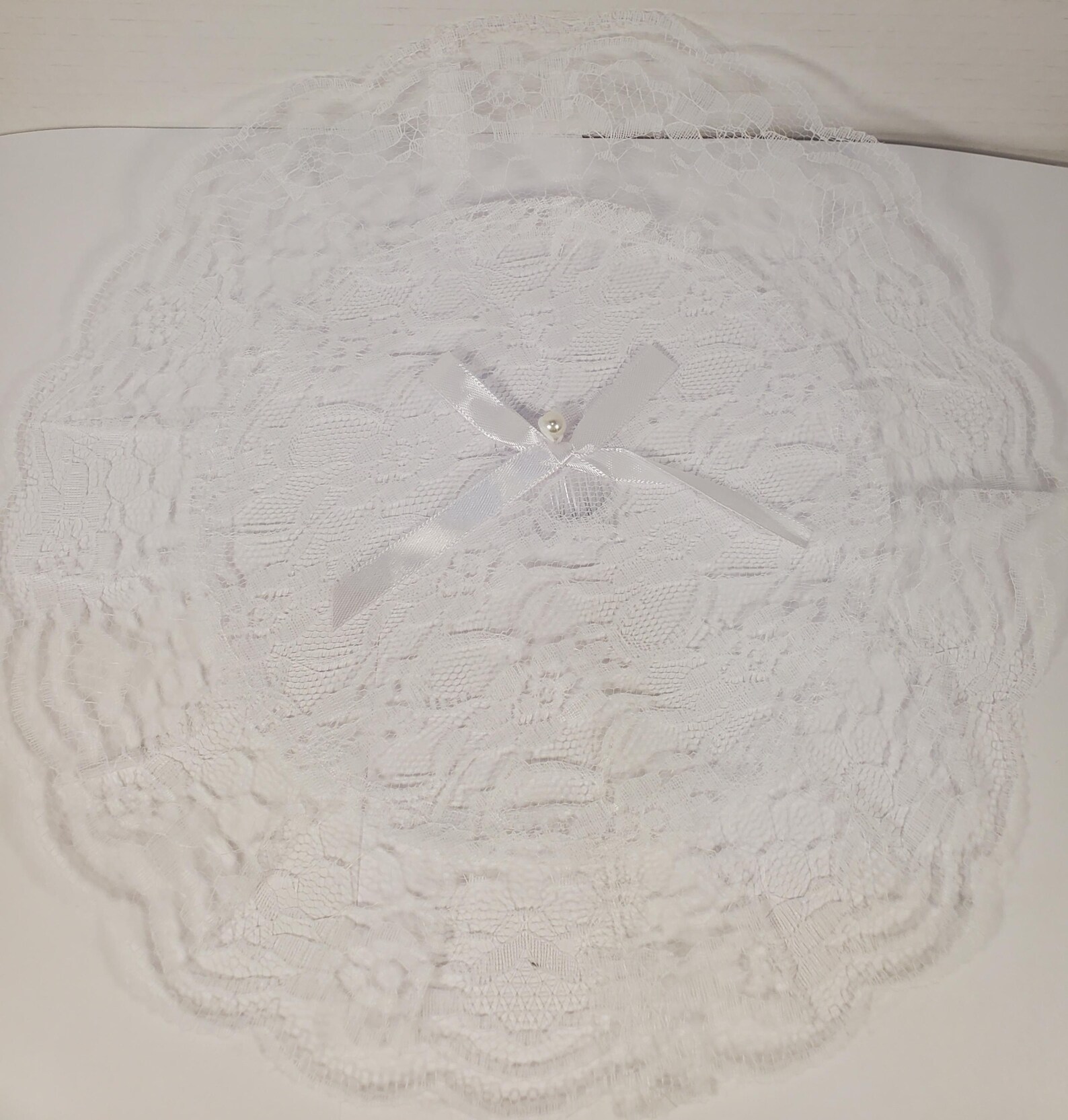 Lace Church Hat, Chapel Prayer Cap Comb Attached One Size Hot Pink ...