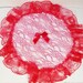 Lace Church Hat, Chapel Prayer Cap Comb Attached One Size Hot Pink ...