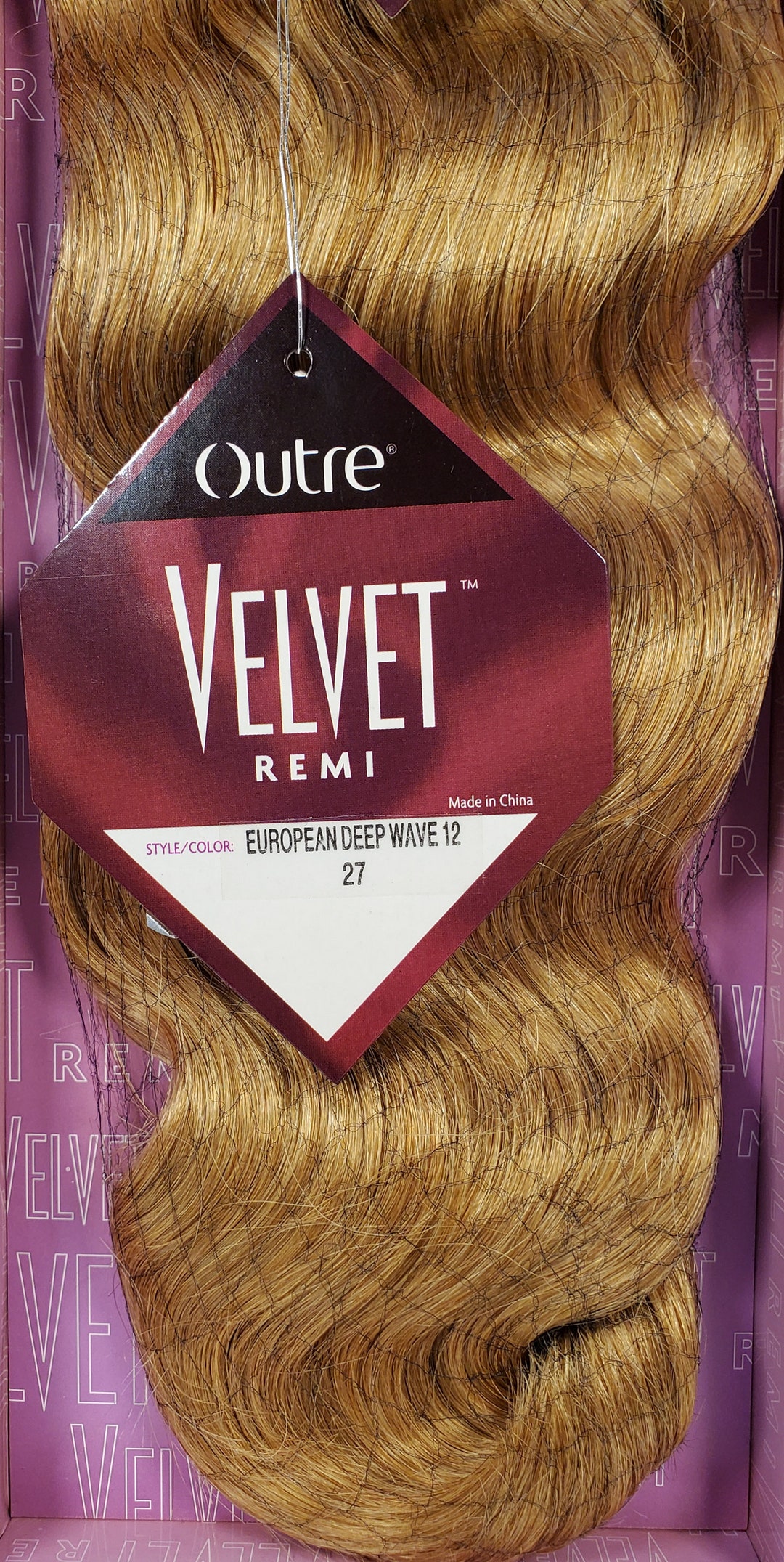 Outre Velvet Remi 12 Inch 100% Human Hair European Deep Weave Extension ...