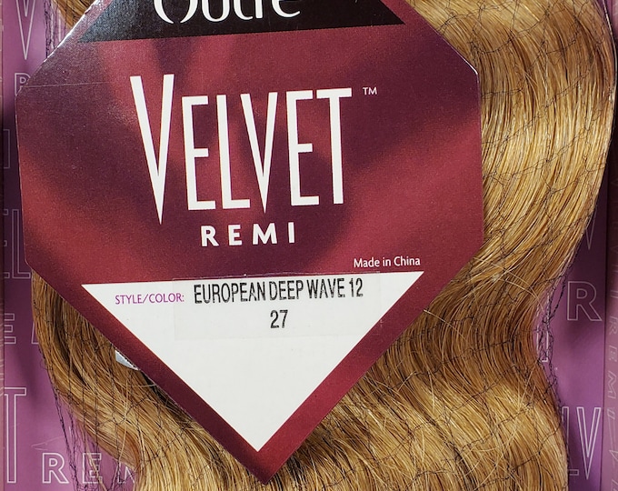 Outre Velvet Remi 12 Inch 100% Human Hair European Deep Weave Extension ...