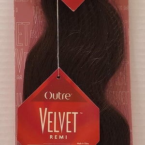 Outre Velvet Yaki Remi 100% Human Hair EURO BODY Weave Extension Yaky ...