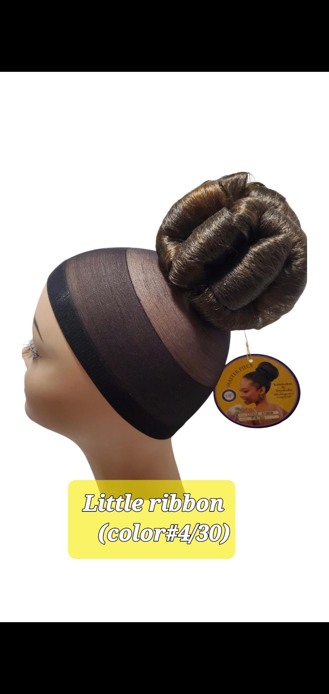 Chignon Wedding Bun Hair Dome Wiglet Bun Ribbon Style HAIR Bun Chignon ...