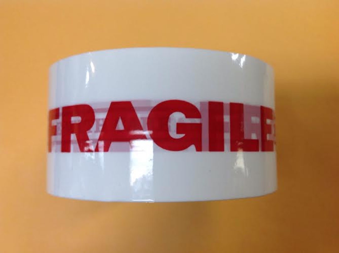 Fragile Handle With Care Red Lettering Printed Secure Box Carton ...