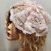Lace Church Hat, Chapel Prayer Cap Comb Attached One Size Navy Blue ...