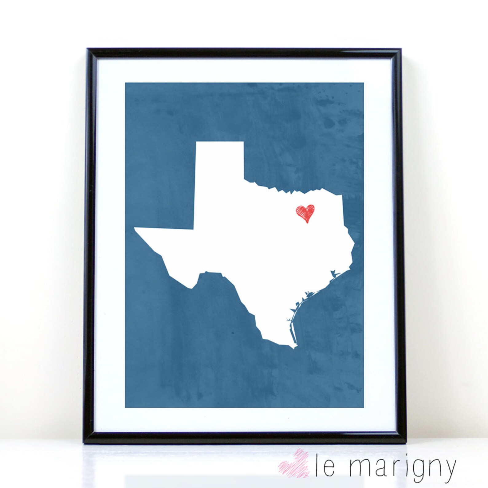 Texas Dallas Fort Worth Printable Wall Art Digital State | Etsy