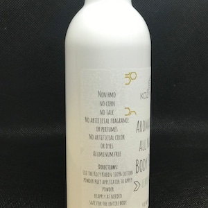 Natural Body Powder,talc Free,corn Free,essential Oils,aromatherapy ...