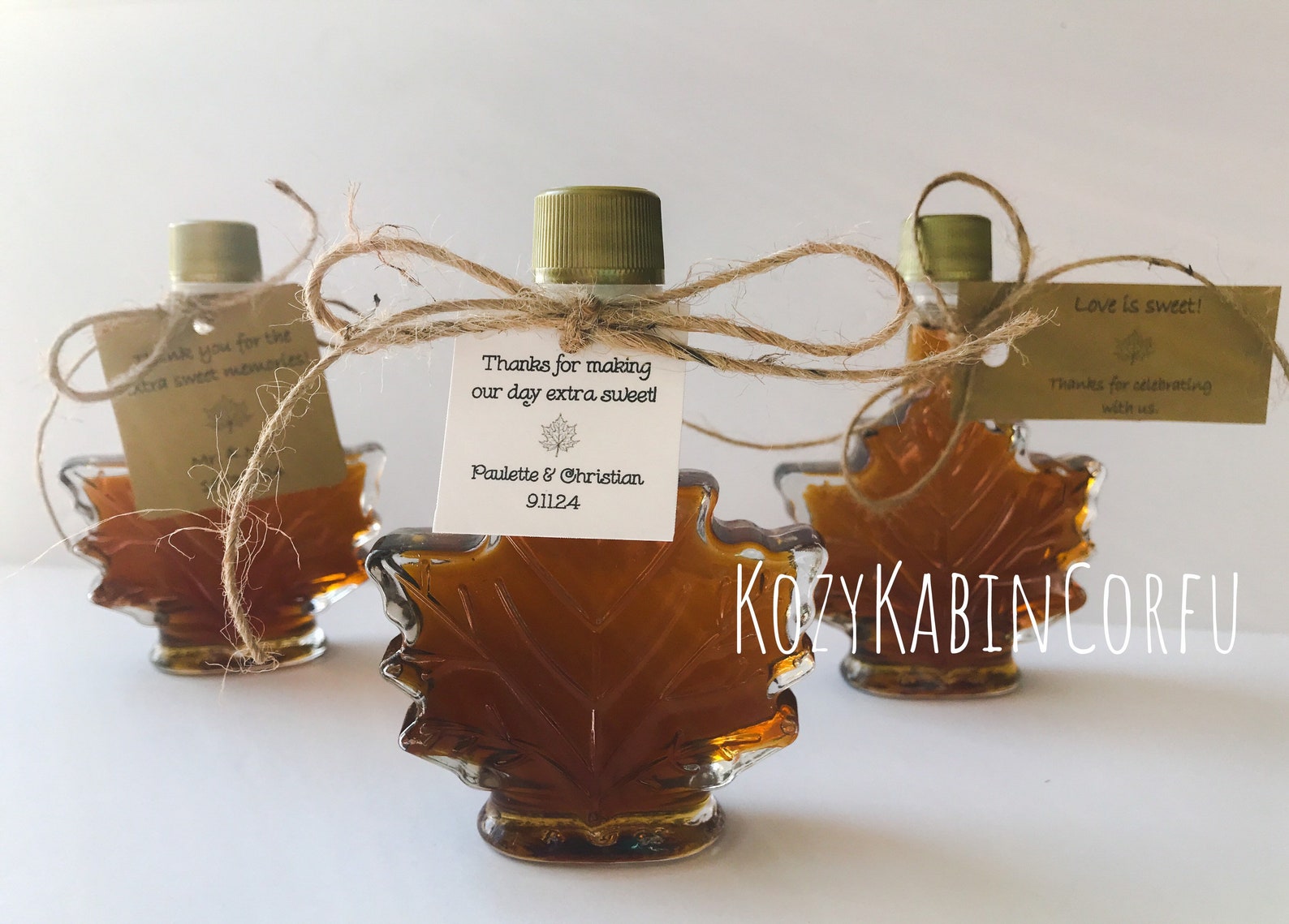 20 Maple Syrup Wedding Favorsbridal Shower Favorslove is - Etsy