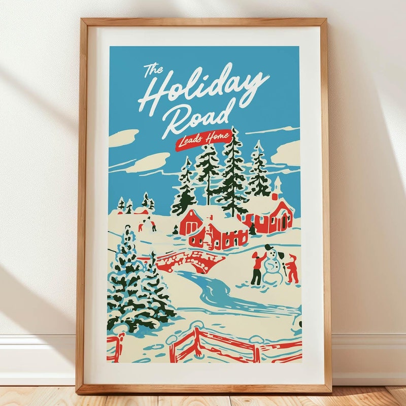 Christmas Poster - Etsy Australia