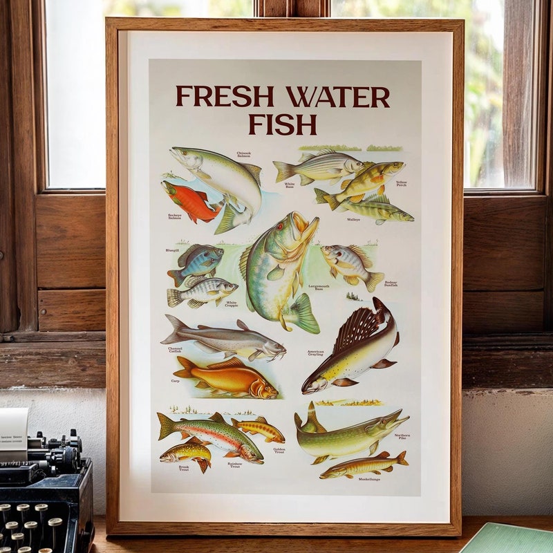 Fish Poster - Etsy