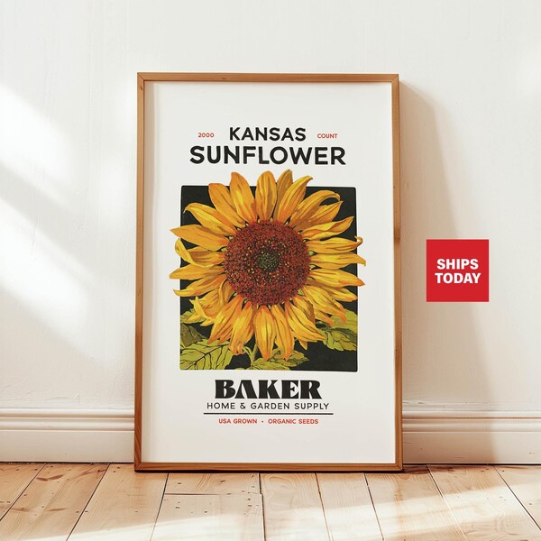 Sunflower Poster - Etsy