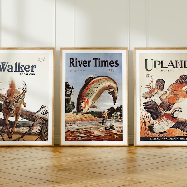Vintage Hunting Prints - Etsy