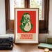 Retro Holiday Art Prints Christmas Art Poster Set of 3 Christmas Wall ...