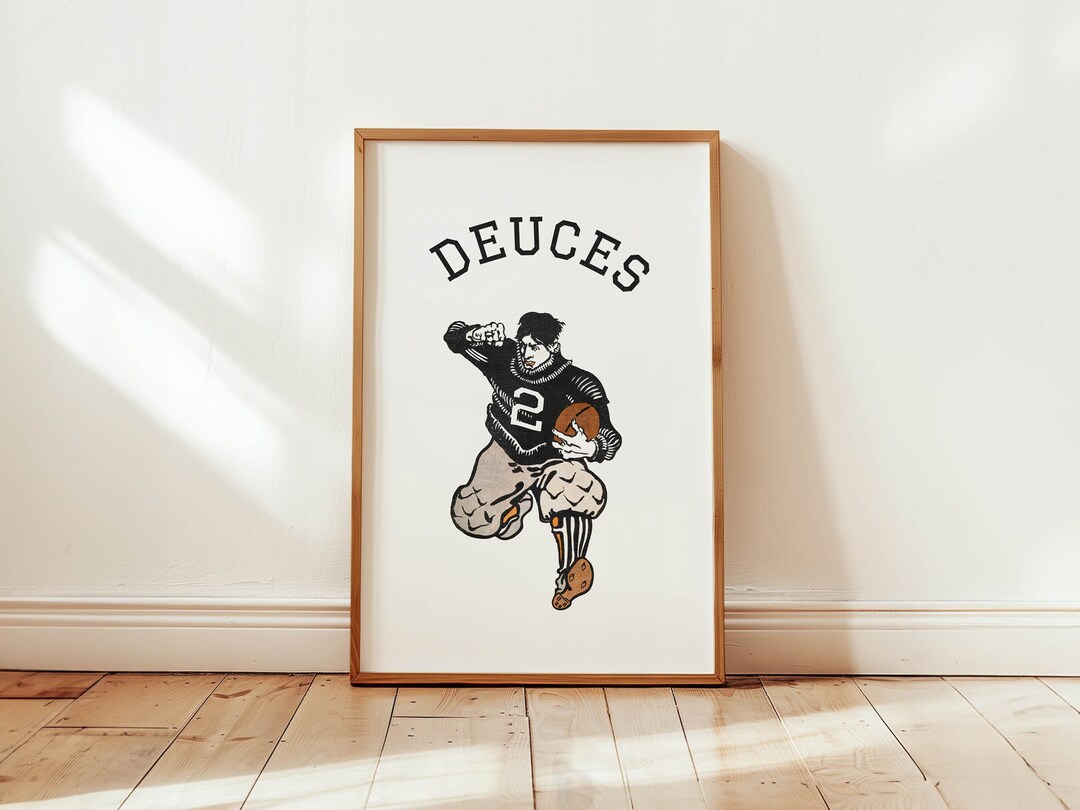 Retro Football Bathroom Print, Funny Sports Wall Art - Etsy