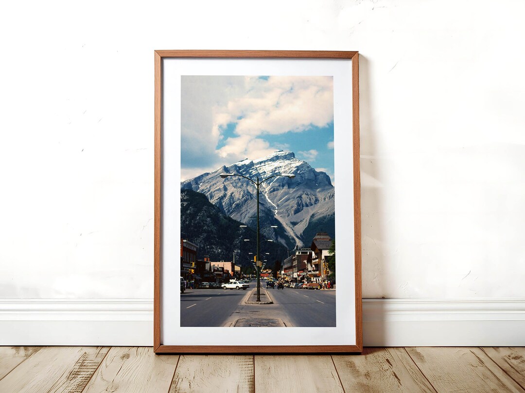 Travel Snapshot Banff Print Banff Art Wall Decor Alberta Canada Wall ...