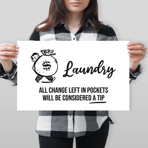 Funny Laundry Room Sign Laundry Wall Art Decor Utility Room Print ...