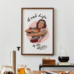 Funny Kitchen Art Wall Decor Retro Kitchen Wall Art Kitchen Quote Print ...