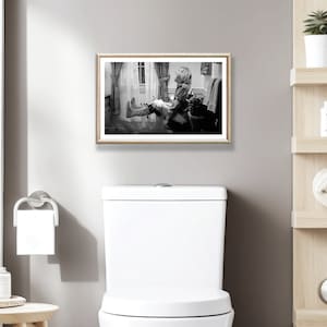 Movie Scenes Bathroom Art Poster Set Mix Match Bathroom - Etsy