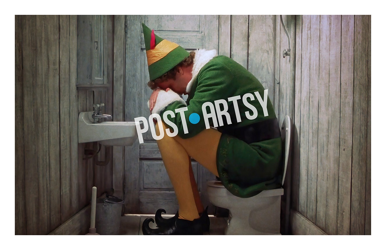 Elf Movie Poster Buddy the Elf Print