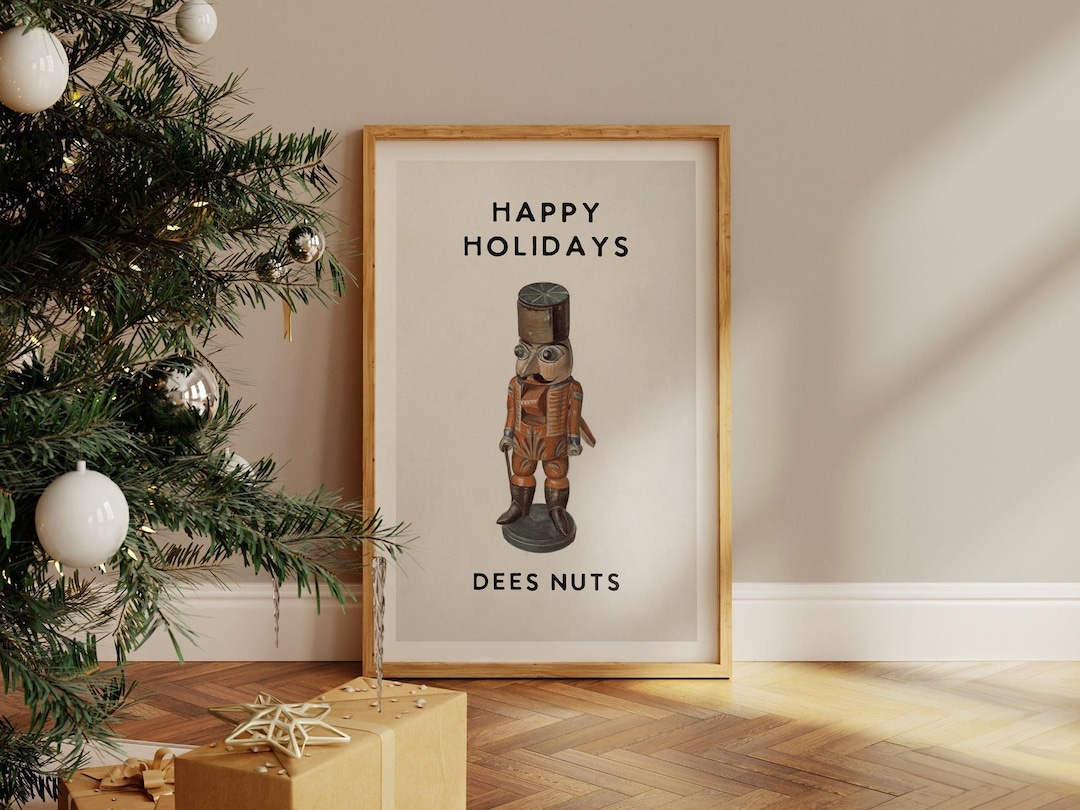 Fun Holiday Kitchen Wall Decor Vintage Poster Print Digital Download ...