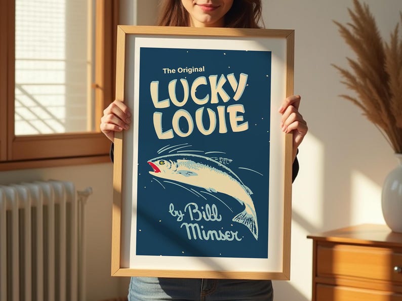 Retro Fishing Lure Prints, Set of 2 - Angler Art - Etsy