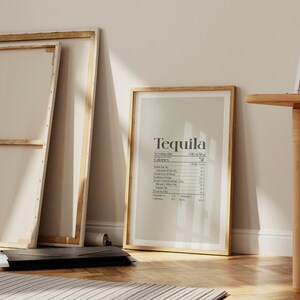 Tequila Wall Art Bar Lounge Decor Tequila Bar Print Bar Cart Poster Fun ...