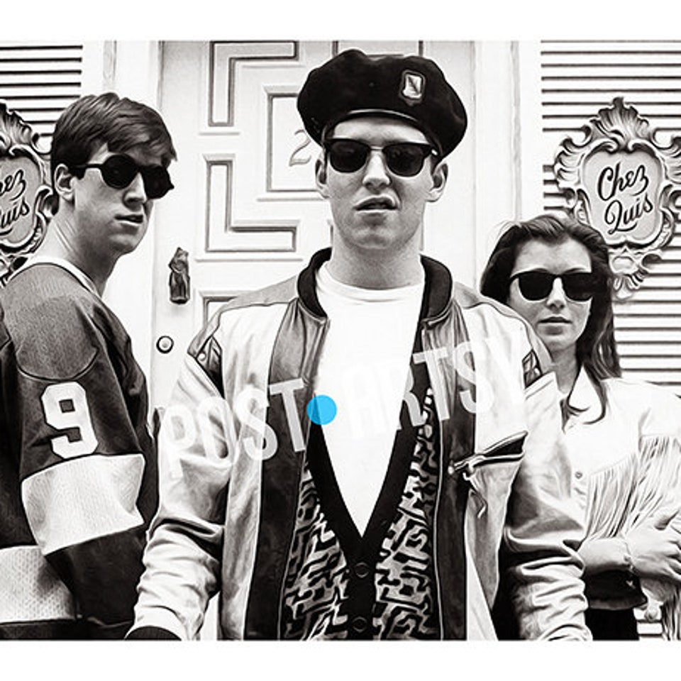 Ferris Bueller's Day Off Movie - Funny Poster Print - Chez Luis, Movie ...
