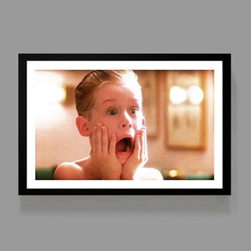 Home Alone Movie Poster Funny Bathroom Wall Art Print Kevin - Etsy