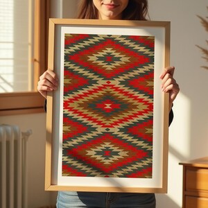 Southwest Art Print Set, Retro Native Decor, Cabin Wall Art - Etsy