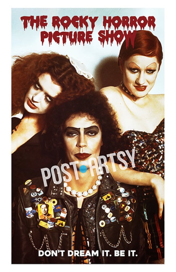 Classic 70's Vintage Wall Art Print Film Photo The Rocky Horror Show ...