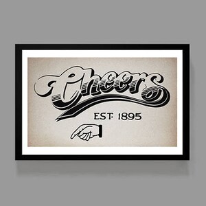 Cheers Tv Show Wall Art - Etsy