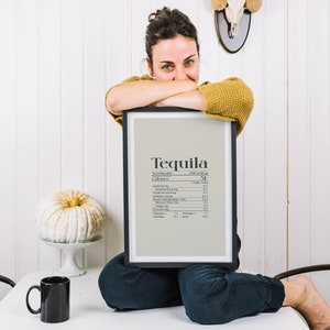 Tequila Wall Art Bar Lounge Decor Tequila Bar Print Bar Cart Poster Fun ...