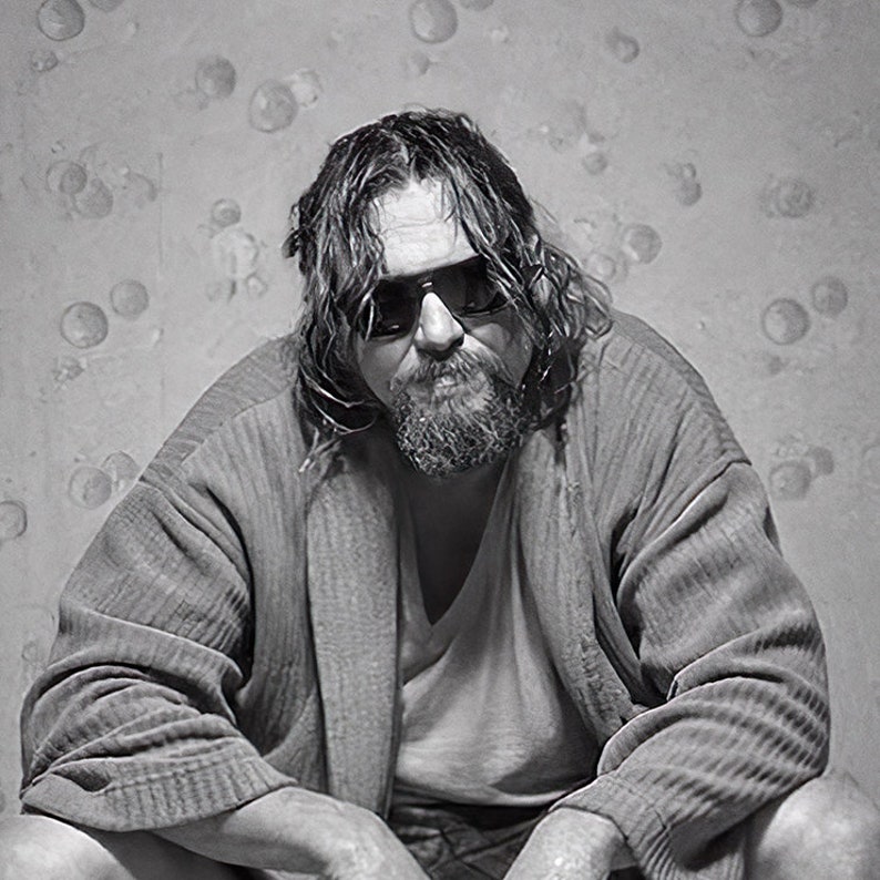 The Dude Bathroom Big Lebowski Toilet Funny Bathroom Art - Etsy