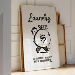 Funny Laundry Room Sign Laundry Wall Art Decor Utility Room Print ...