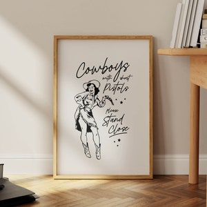 Cowgirl Bathroom Print Set of 2 Western Bathroom Wall Art Cowboy ...