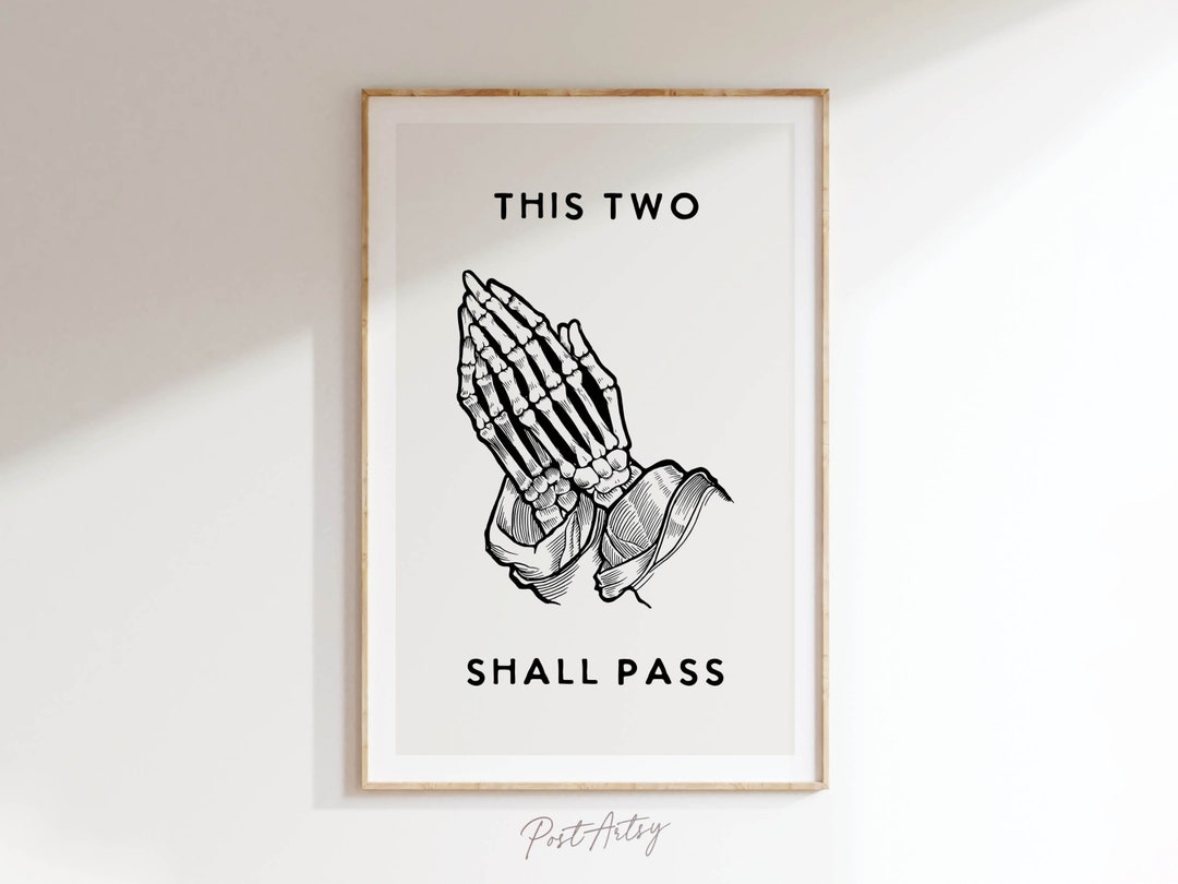 Skeleton Print Funny Bathroom Print Retro Bathroom Wall Art Bathroom ...