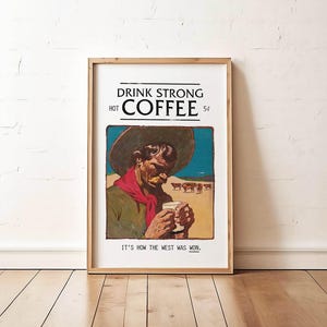 Retro Coffee Bar Prints Coffee Wall Art Decor Set of 5 Coffee Art ...