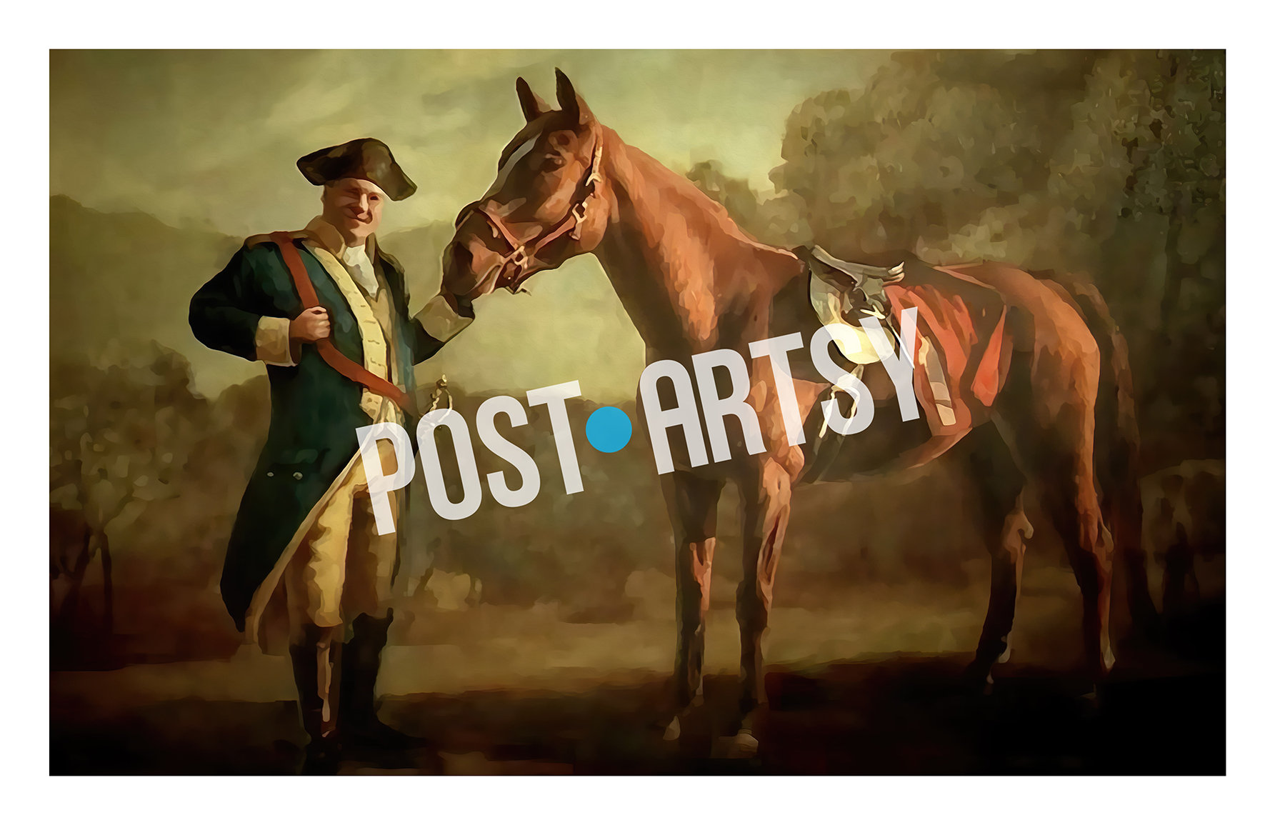 Tony Soprano & Pie-Oh Tony Horse Painting Print Funny The | Etsy