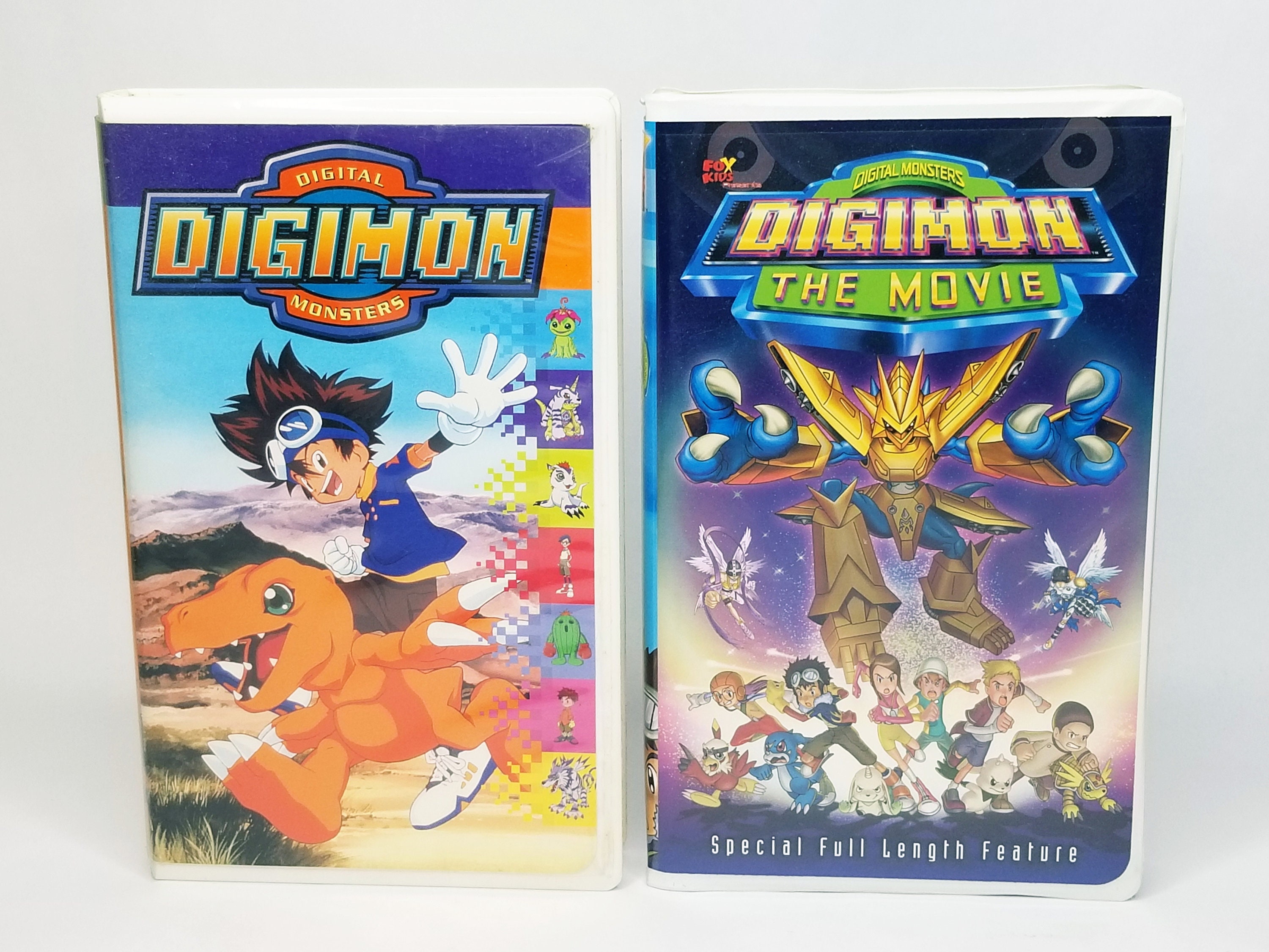Vintage Digimon VHS Tapes Lot Anime Movie Tv Show 90s Y2k Kid | Etsy