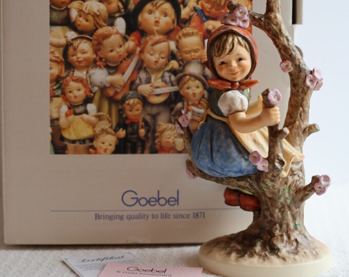 Hummel #141/V “apple Tree Girl” - New in Box - Large Hummel - Etsy