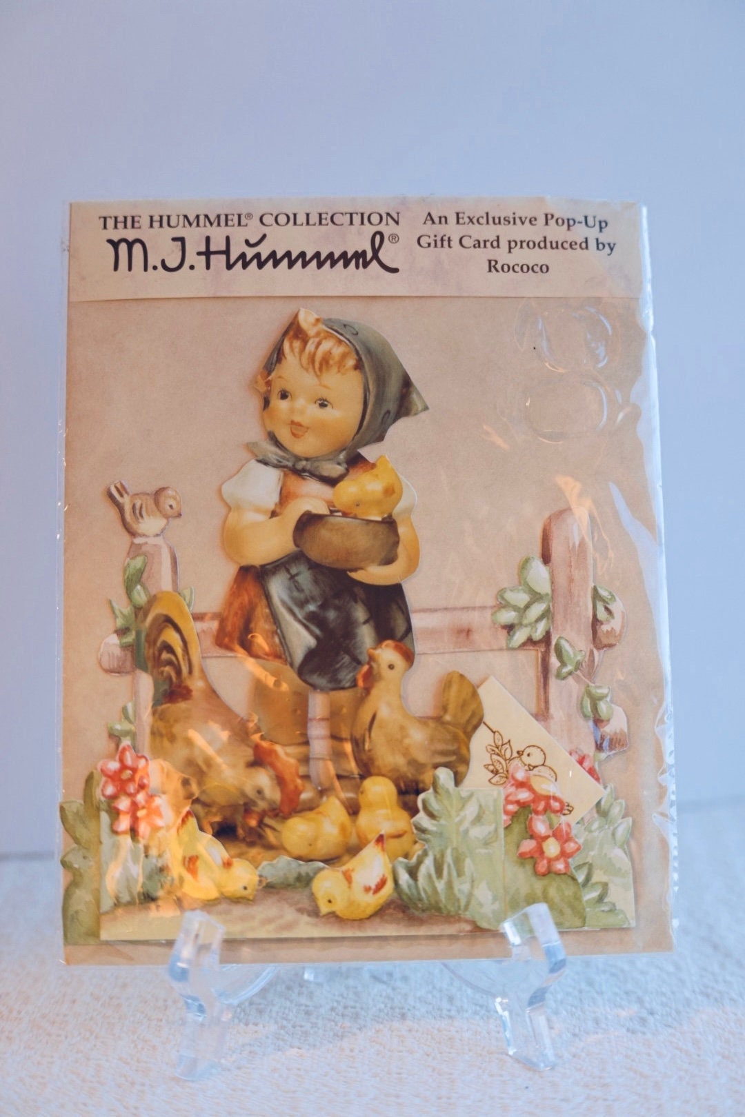 Hummel Pop-up Gift Card “feeding Time” - in Original Packaging - Etsy