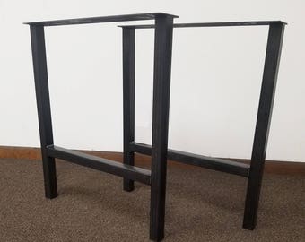 Steel Metal Table Legs H-frame Style Any Size and Color | Etsy