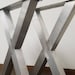 Metal Aluminum Table Legs, X-frame Style - Any Size! - Etsy