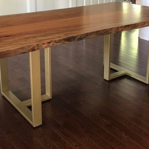 Tapered T-shaped Legs Metal Table Legs Any Size/color - Etsy