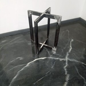 Metal Rectangular Cross Side Table Frame/base - Etsy