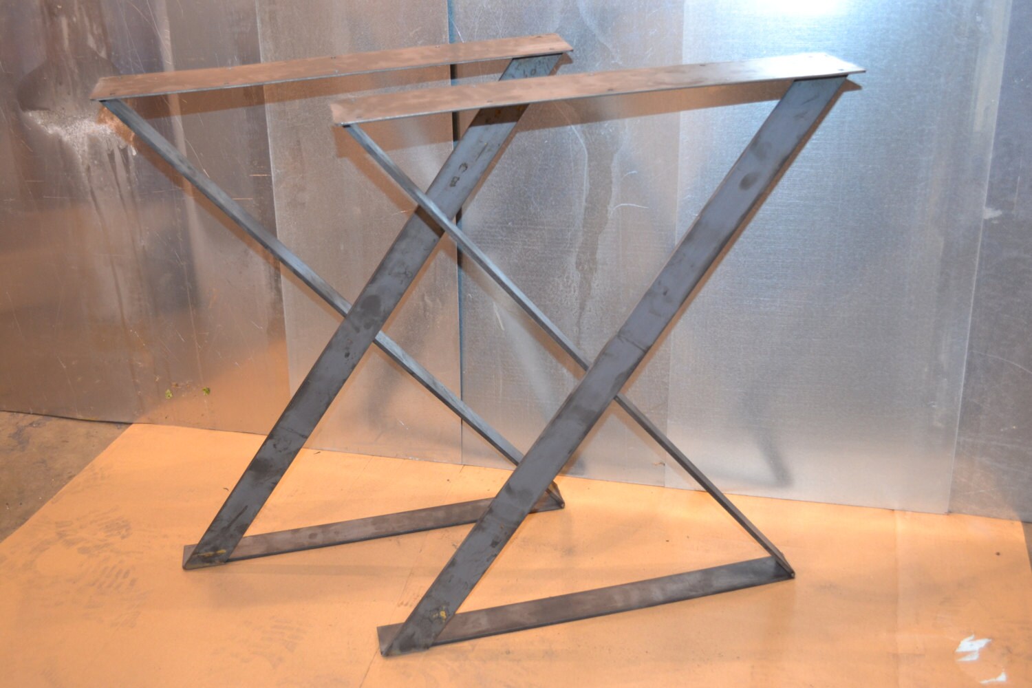 Industrial Steel Metal Table Legs Any Size & Color - Etsy