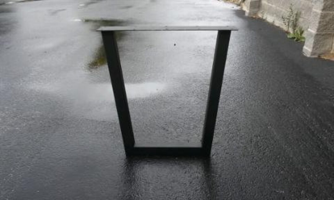 Steel Metal Table Legs, Tapered Style Any Size and Color - Etsy