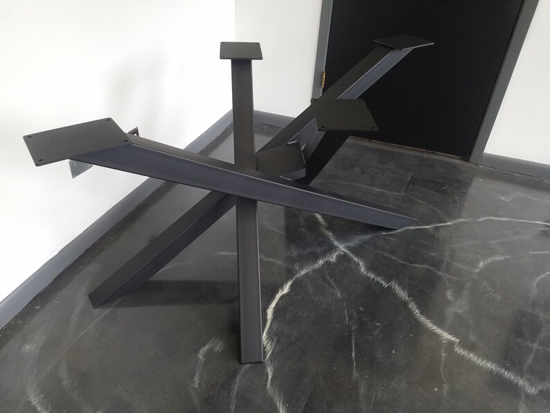 Metal Table Base Criss Cross Style Any Size/color - Etsy