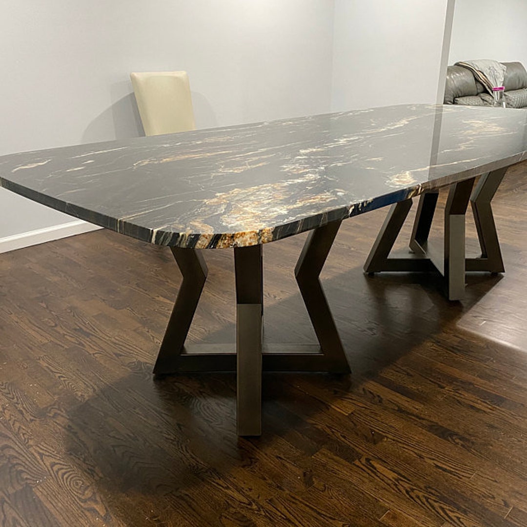 Hourglass Style Metal Table Base Any Size/color - Etsy